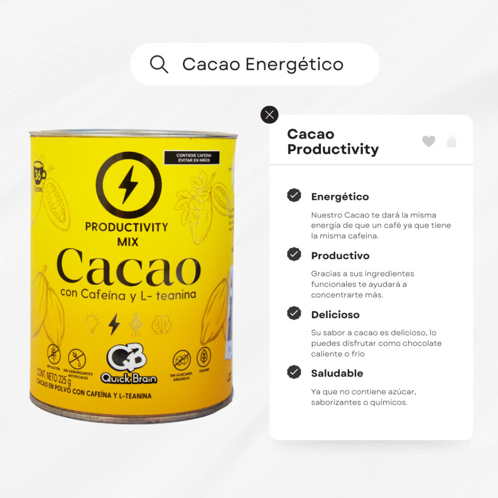 Quick Brain – Alimentos y bebidas funcionales